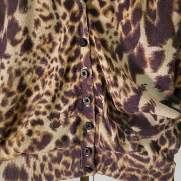Moda International | Sweaters | Moda International Cheetah Print ...